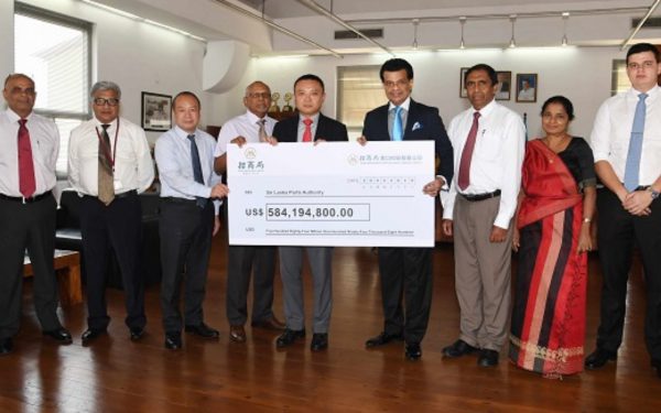 CM Port Makes Last Payment for Hambantota Port