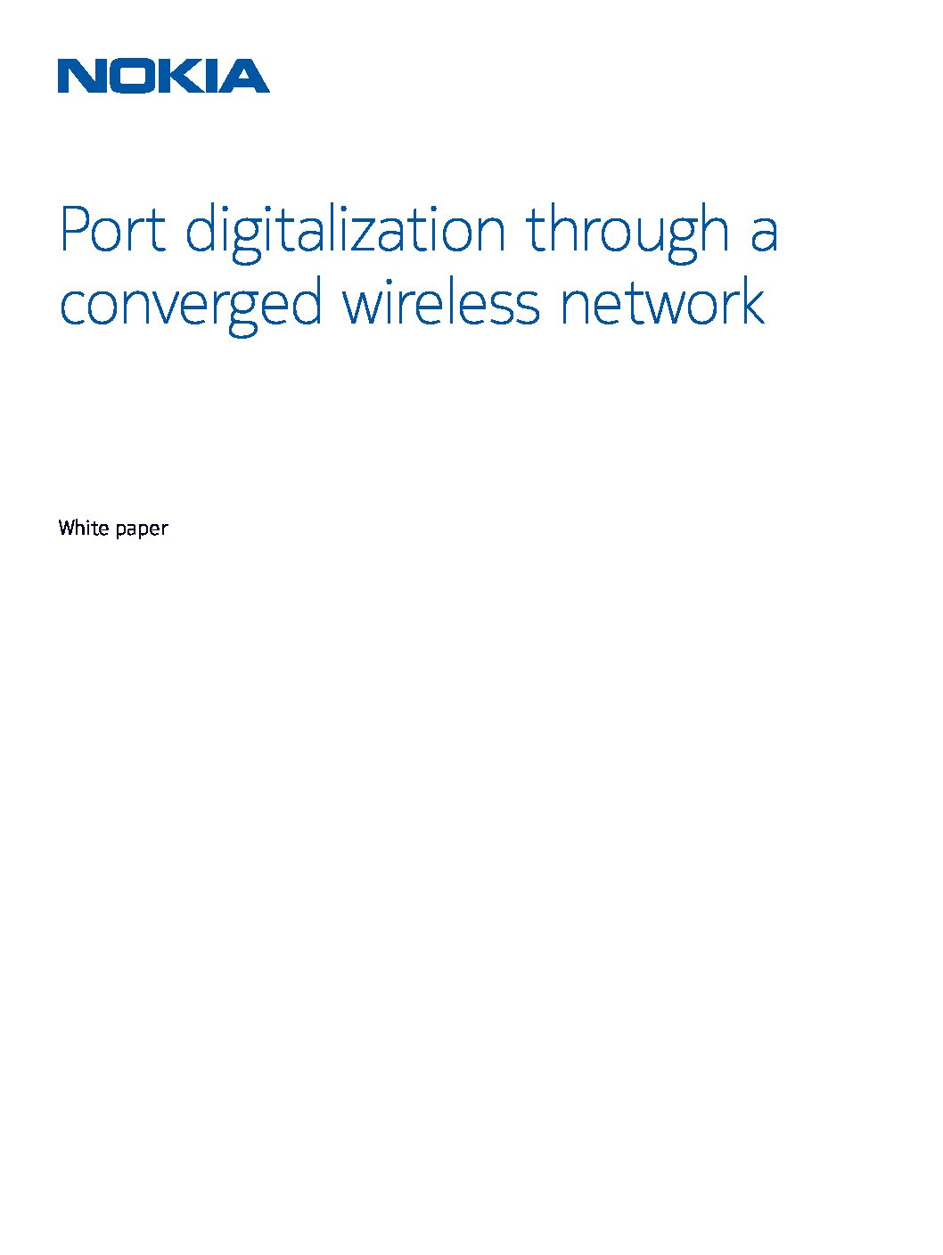 Nokia - Port Technology International