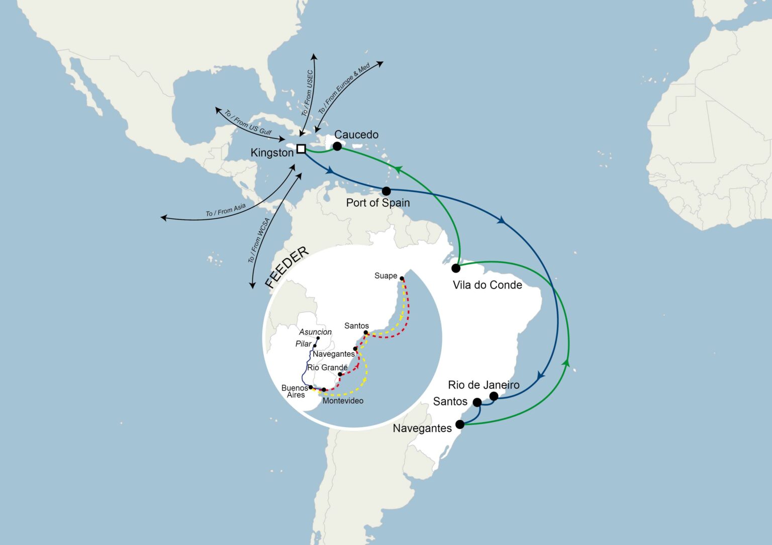 CMA CGM launches NEW TIKAL 2 service - Port Technology International
