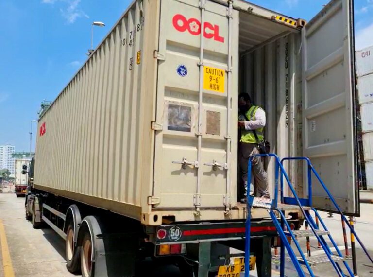 PSA and OOCL complete green container flow trial at Keppel Distripark ...