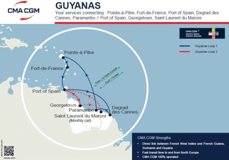 CMA CGM adds St Laurent du Maroni call for its GUYANAS services - Port ...