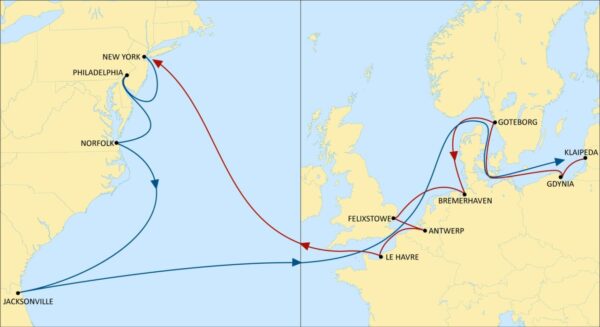 MSC updates Northwest Europe-US connection - Port Technology International