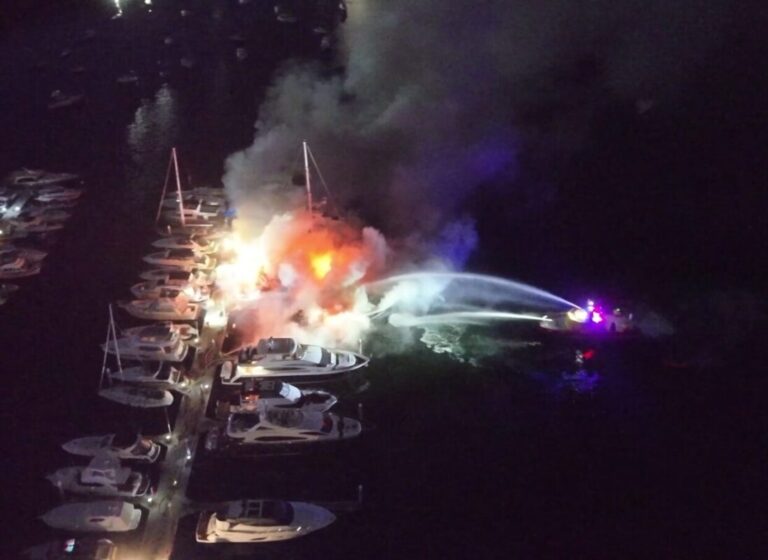 Port Authority of NSW assists marina fire response - Port Technology ...