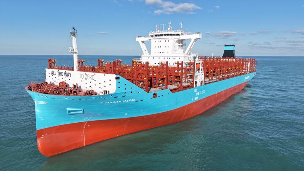 Maersk takes delivery of first 9,000 TEU dual-fuel vessel - Port ...